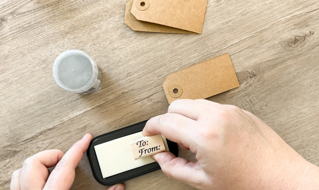 Heat Embossed Gift Tags - Wagner SprayTech