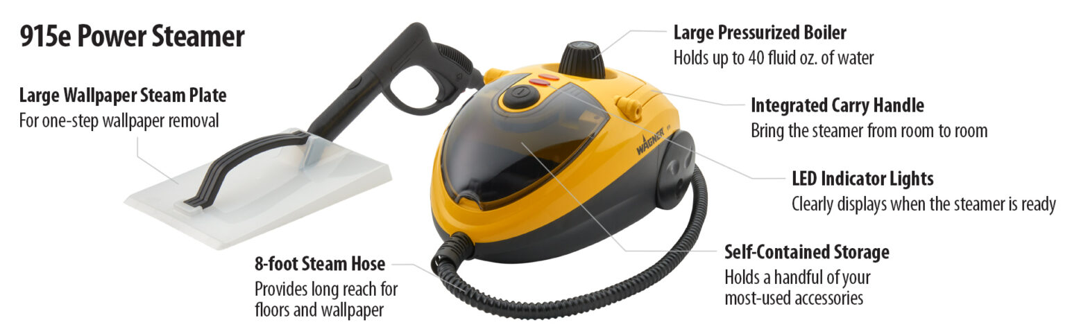 915E On-Demand Home Steam Cleaner for Floors, Bathrooms & Kitchens