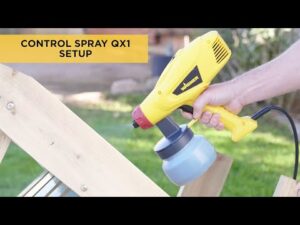 Control Spray QX1 Sprayer for Spraying Wood Stain | Wagner