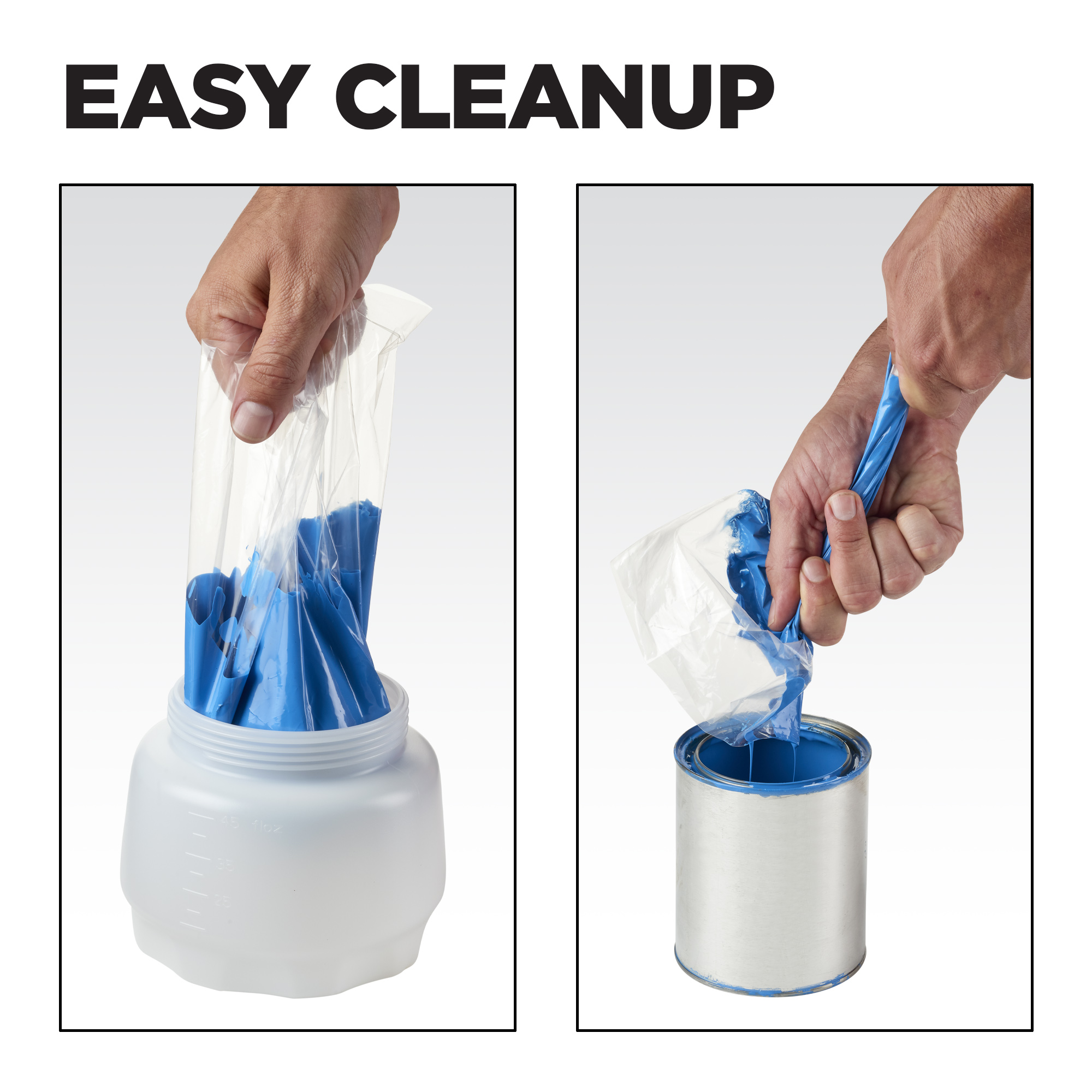 Sprayer Cup Liners for Mess-Free Paint & Stain Spraying | 5 Disposable ...
