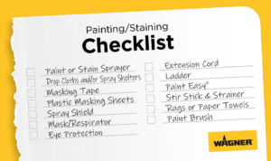 Recommended Tools, Supplies & Equipment for Stain & Paint Spraying