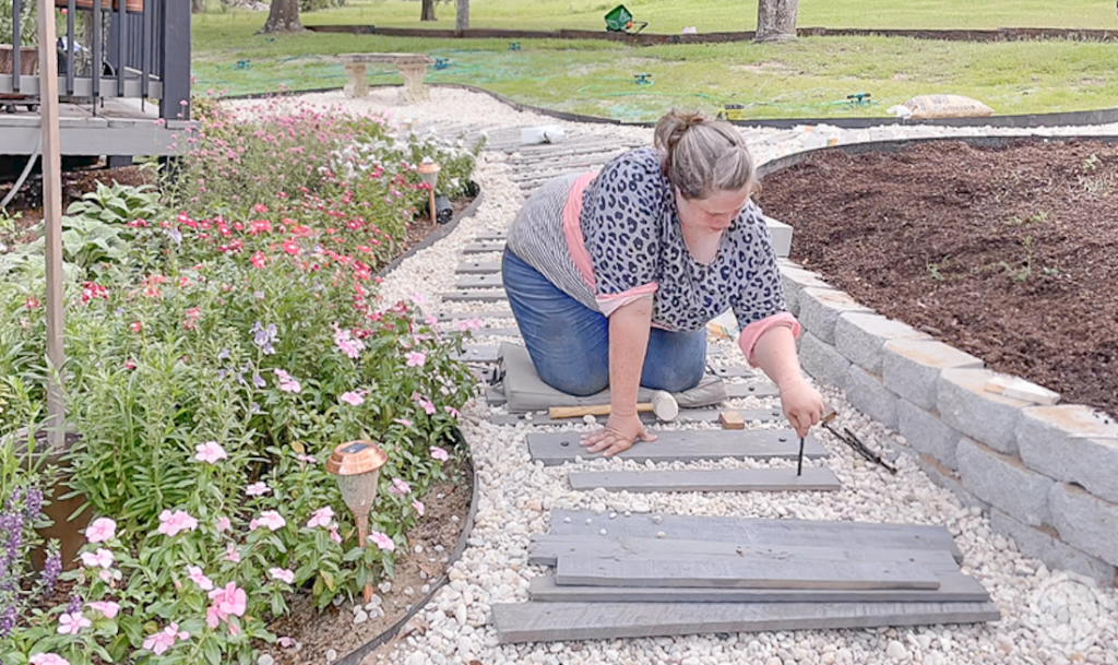DIY Pallet Walkway - Wagner SprayTech