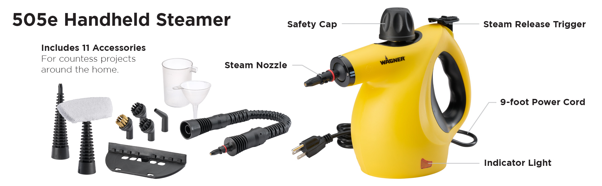 505e Handheld Steamer - Wagner SprayTech