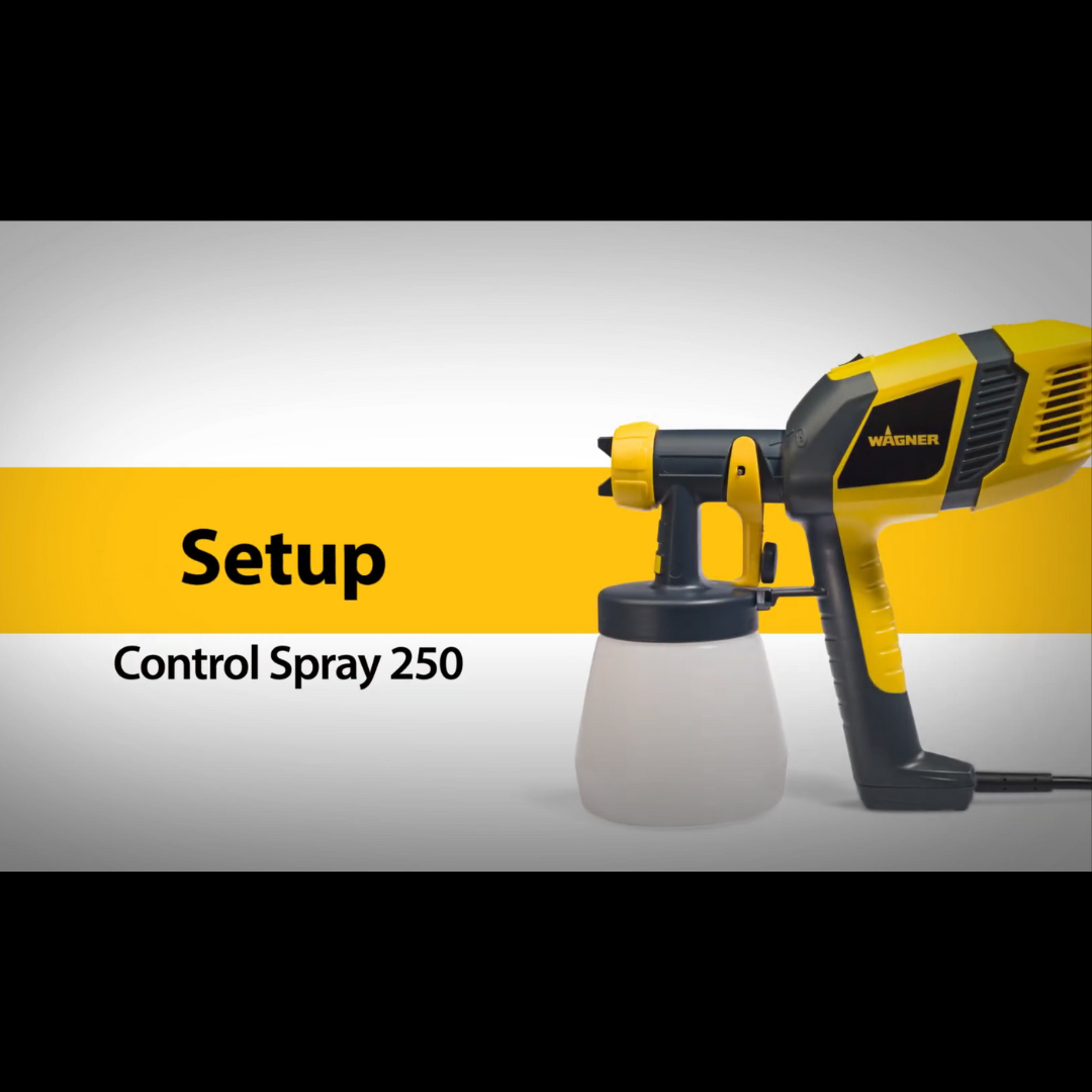 Control Spray 250 Setup - Wagner SprayTech