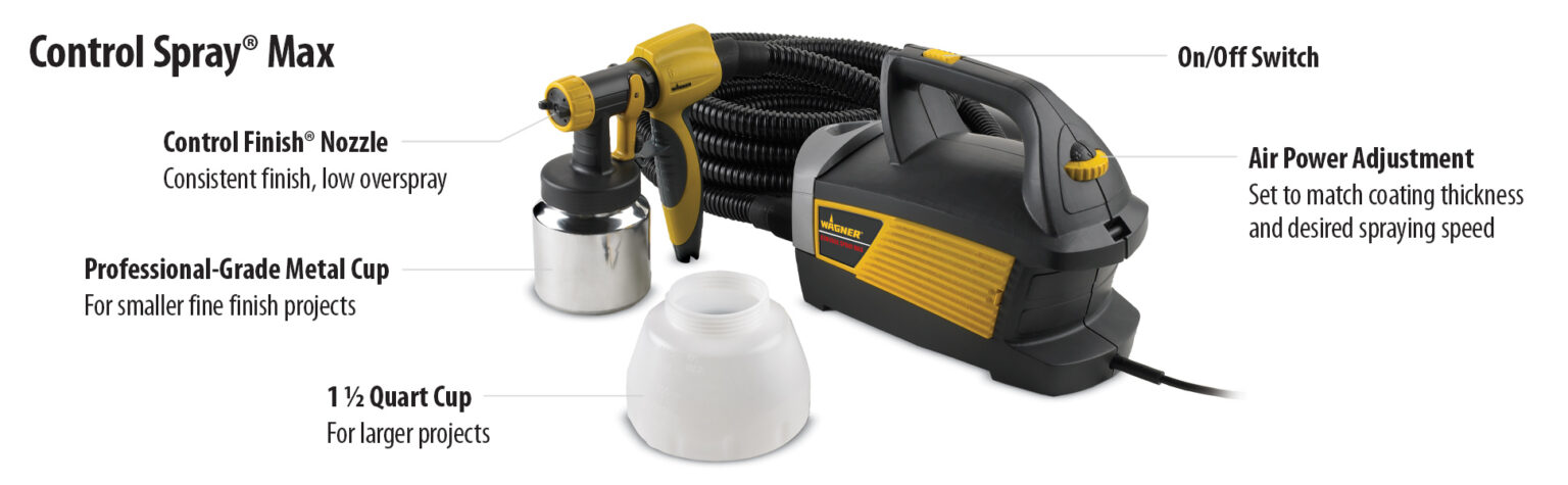 HVLP Stain & Sealer Sprayer for DIY Projects | Wagner Control Spray Max