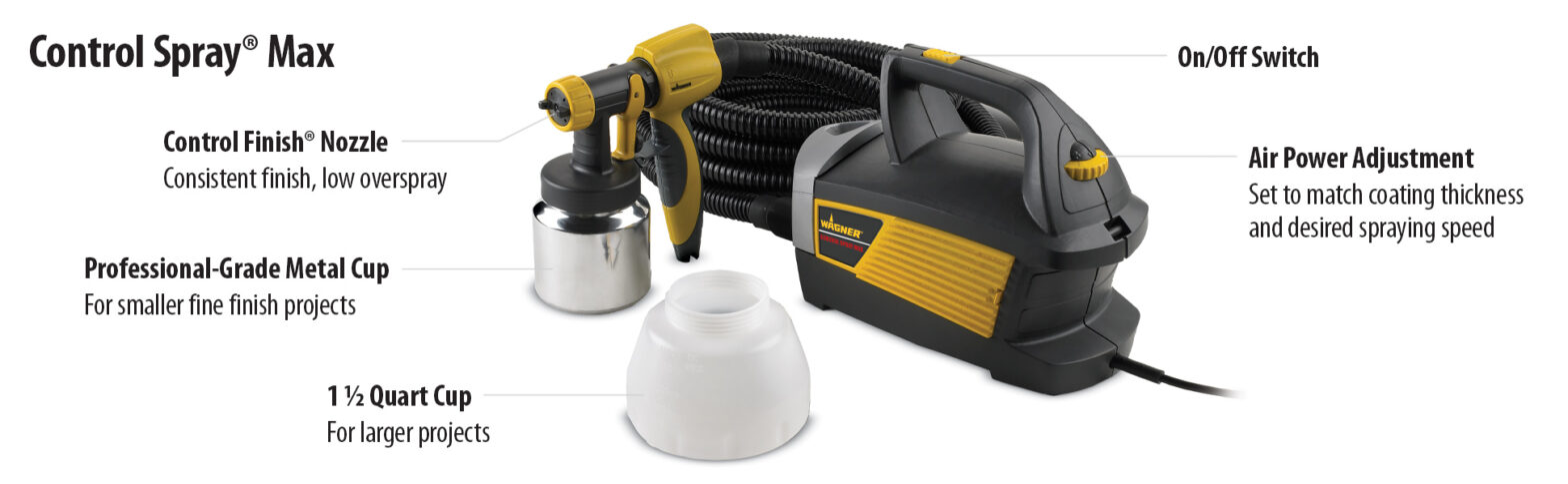 HVLP Stain & Sealer Sprayer for DIY Projects | Wagner Control Spray Max